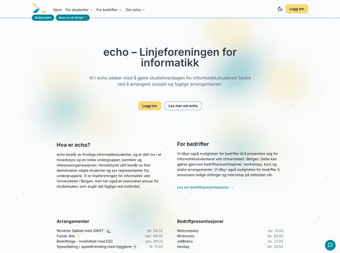 Echo Web Frontend