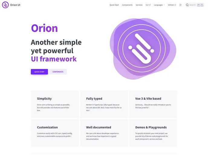 Orion Ui