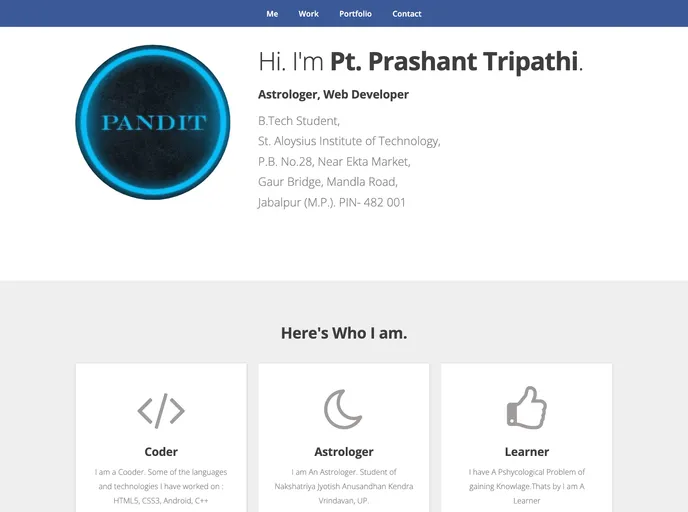 Simple Portfolio Simple Portfolio
