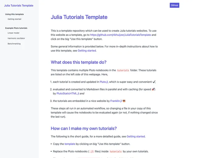JuliaTutorialsTemplate