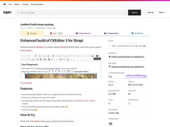 Ckeditor5 Build Strapi Wysiwyg Ckeditor5 Build Strapi Wysiwyg