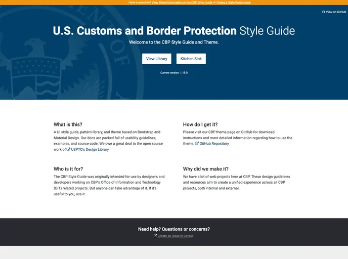 Cbp Style Guide