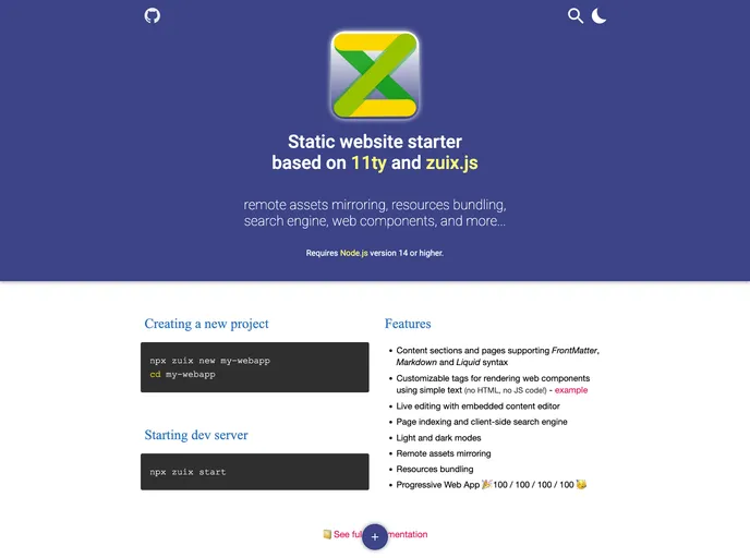 Zuix Web Starter